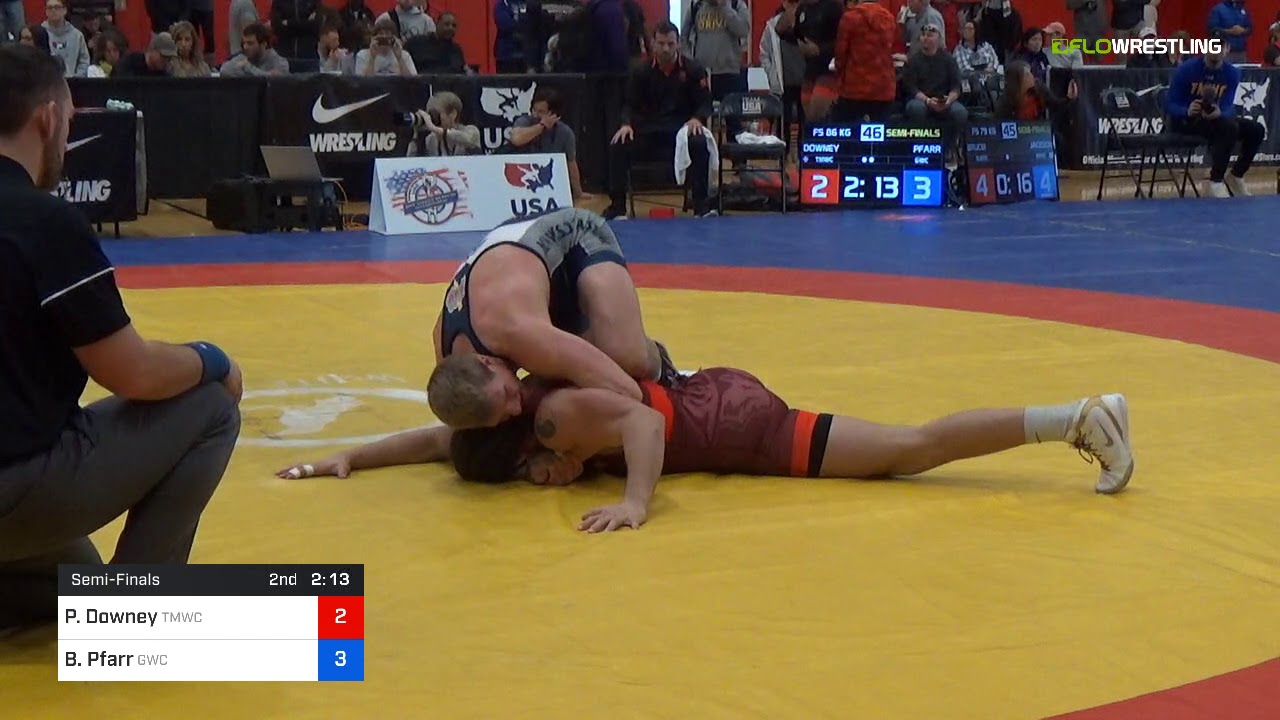 FS/FS 86 KG - SF - Pat Downey (TMWC) Vs. Brett Pfarr (MN Storm) - YouTube