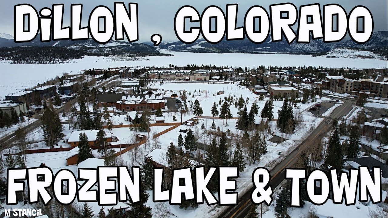 Dillon Colorado 4K / Frozen Lake & Town (DJI Mavic Air 2S Drone Footage ...