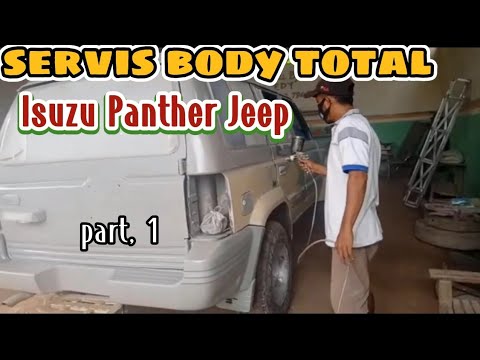 RESTORASI MOBIL ISUZU PANTHER MIYABI JEEP (karoseri)
