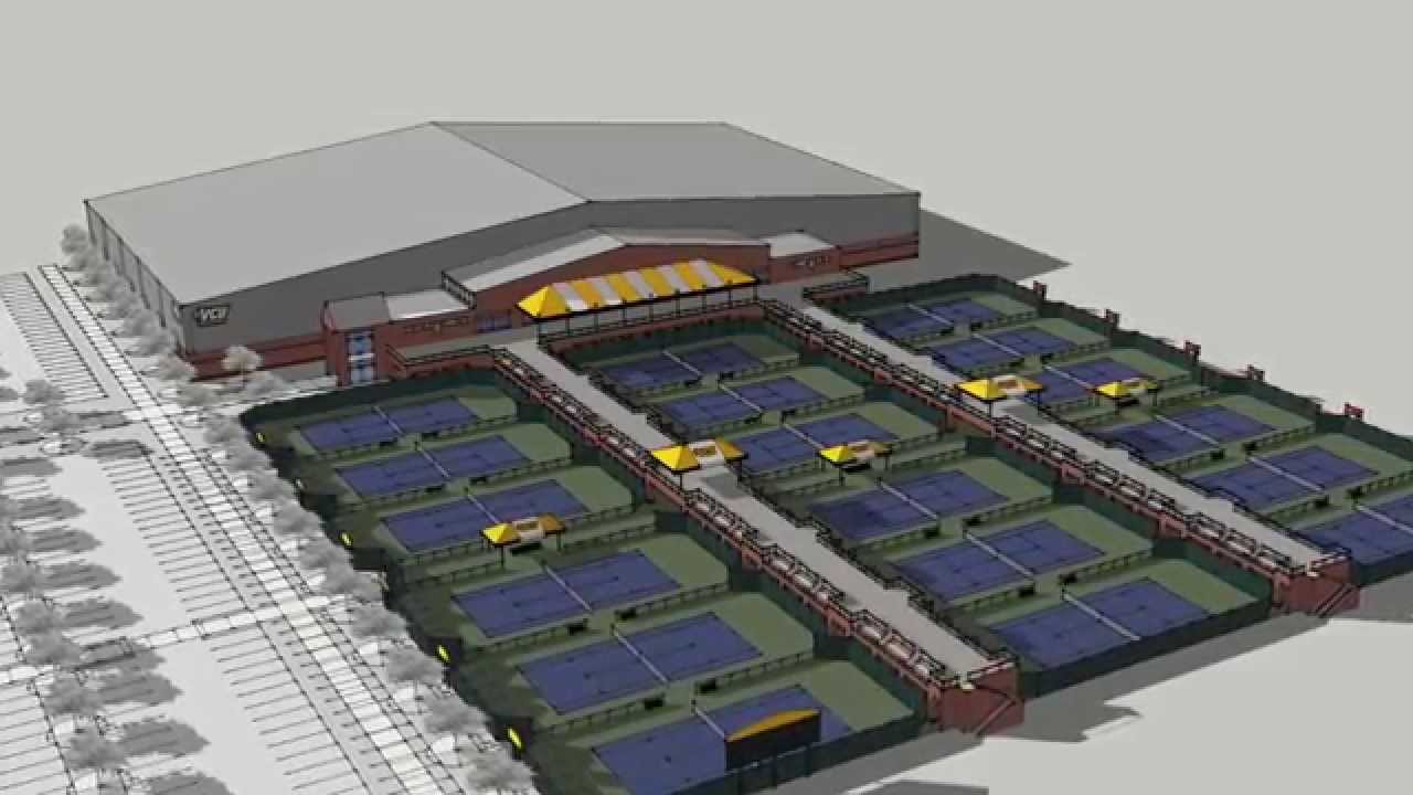 VCU Tennis Facility - YouTube