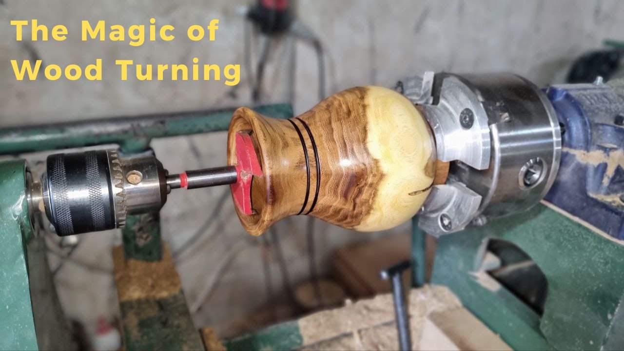 Wood Turning: A stunning wooden piece of art - YouTube