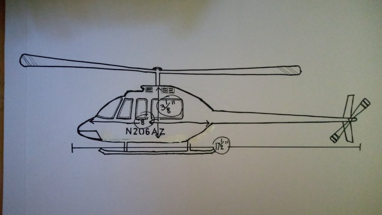 RC Helicopter V950: Scratch Build BELL LONG RANGER Fuselage Part 1 ...