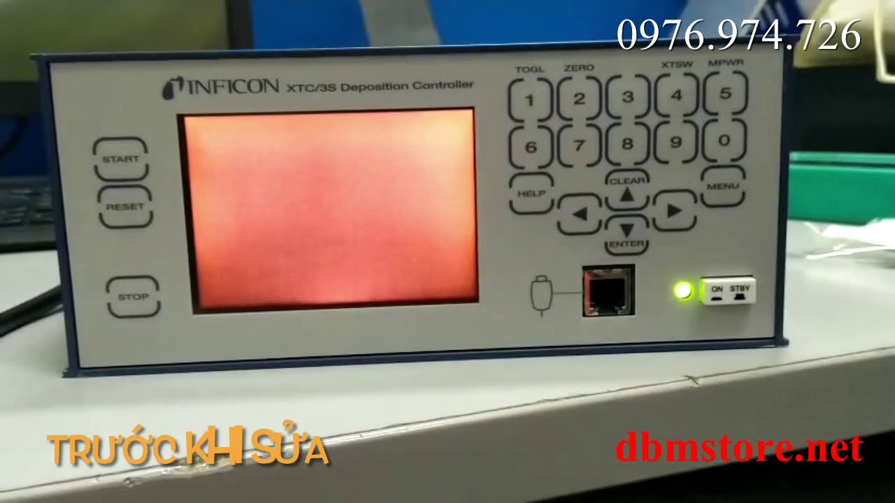 Sửa chữa thiết bị INFICON | XTC/3S Thin Film Deposition Controller - YouTube