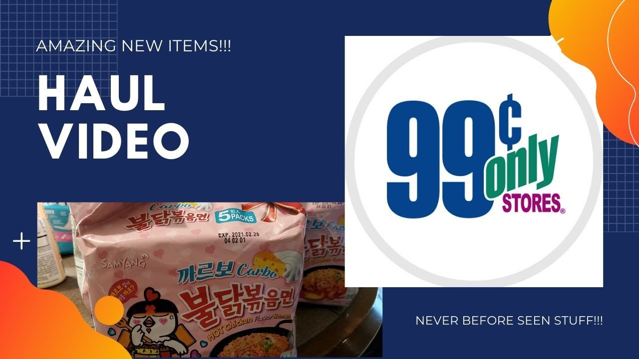 99 Cent Store Haul Video - Found & Bought New Items Never Seen Before ...