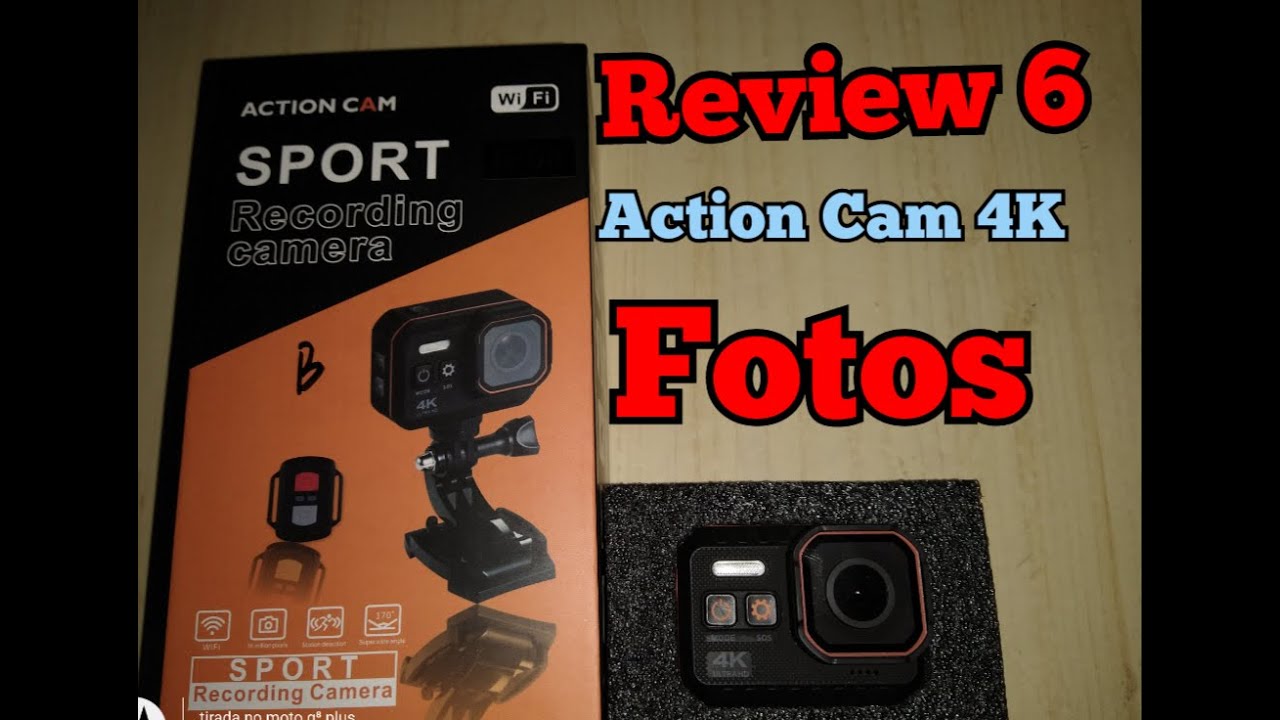 Review 6 Action Cam 4k, fotos com claridade,em movimento,pouca luz e ...