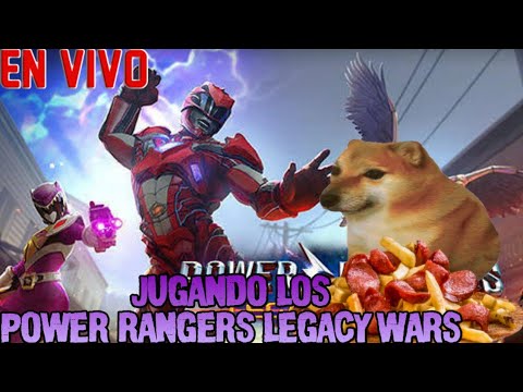 jugando los POWER RANGERS LEGACY WARS con ustedes 😁 si lo tienen XD 🔴 ...