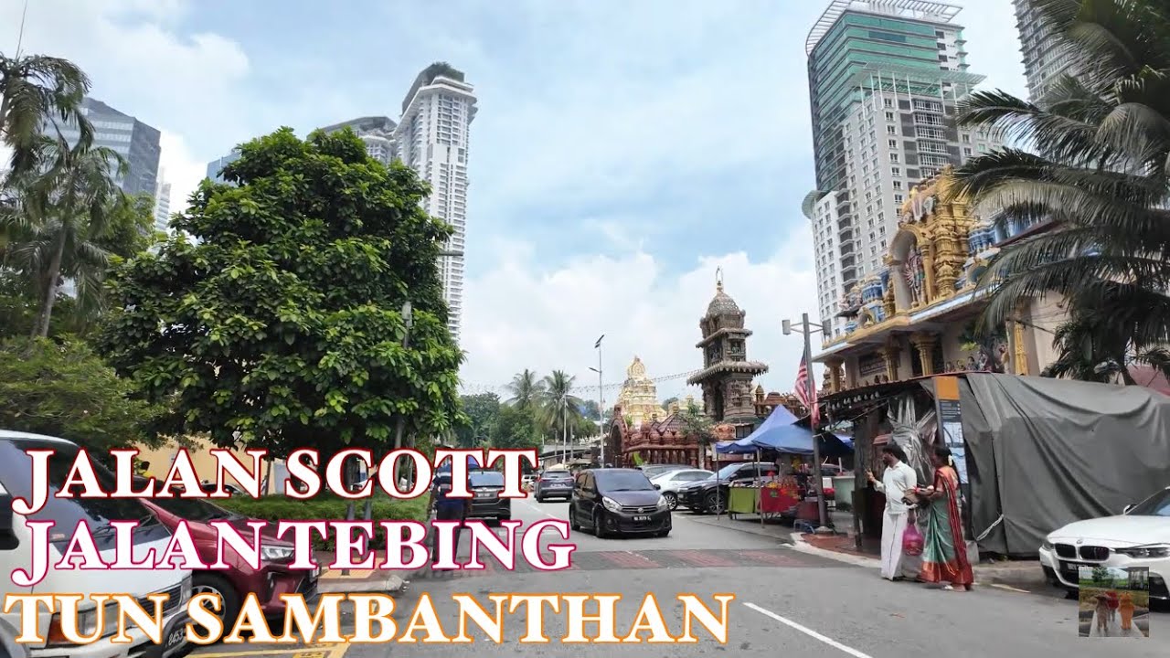 🇲🇾4K｜Walking around Tun Sambanthan stn - from Jalan Tebing Rd to Jalan ...