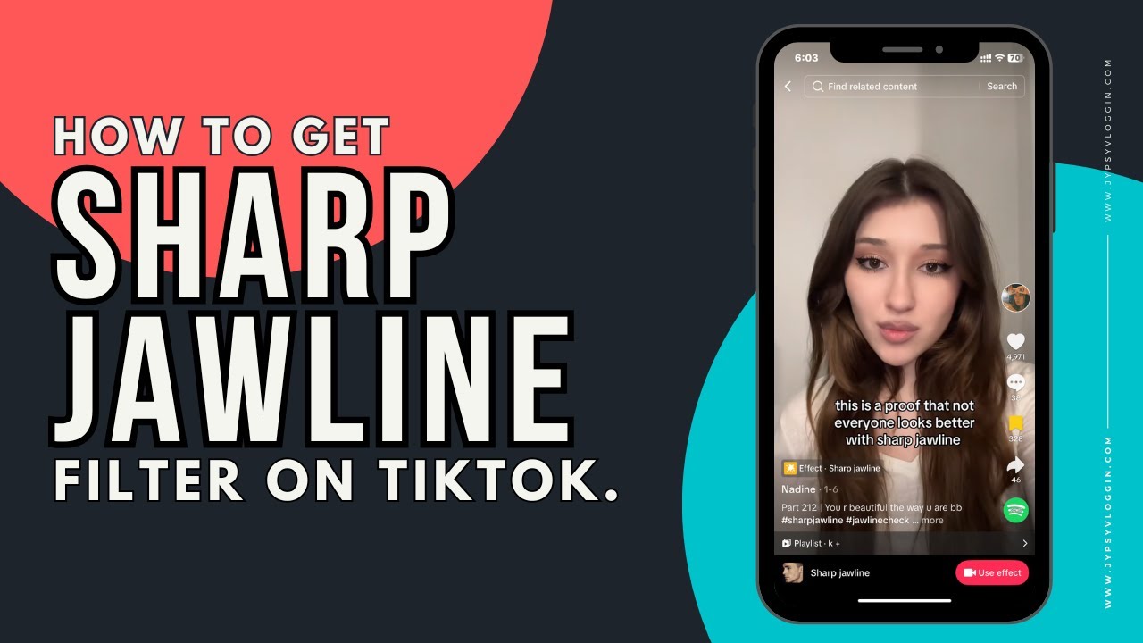 How to get Sharp Jawline Filter on TikTok? - YouTube