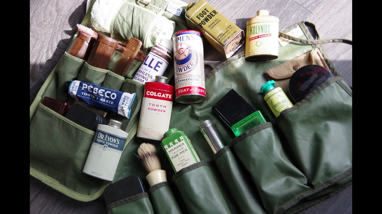 Miss Drop 44 #99 - US Army Wash kits, shaving cream, toothpaste etc ...