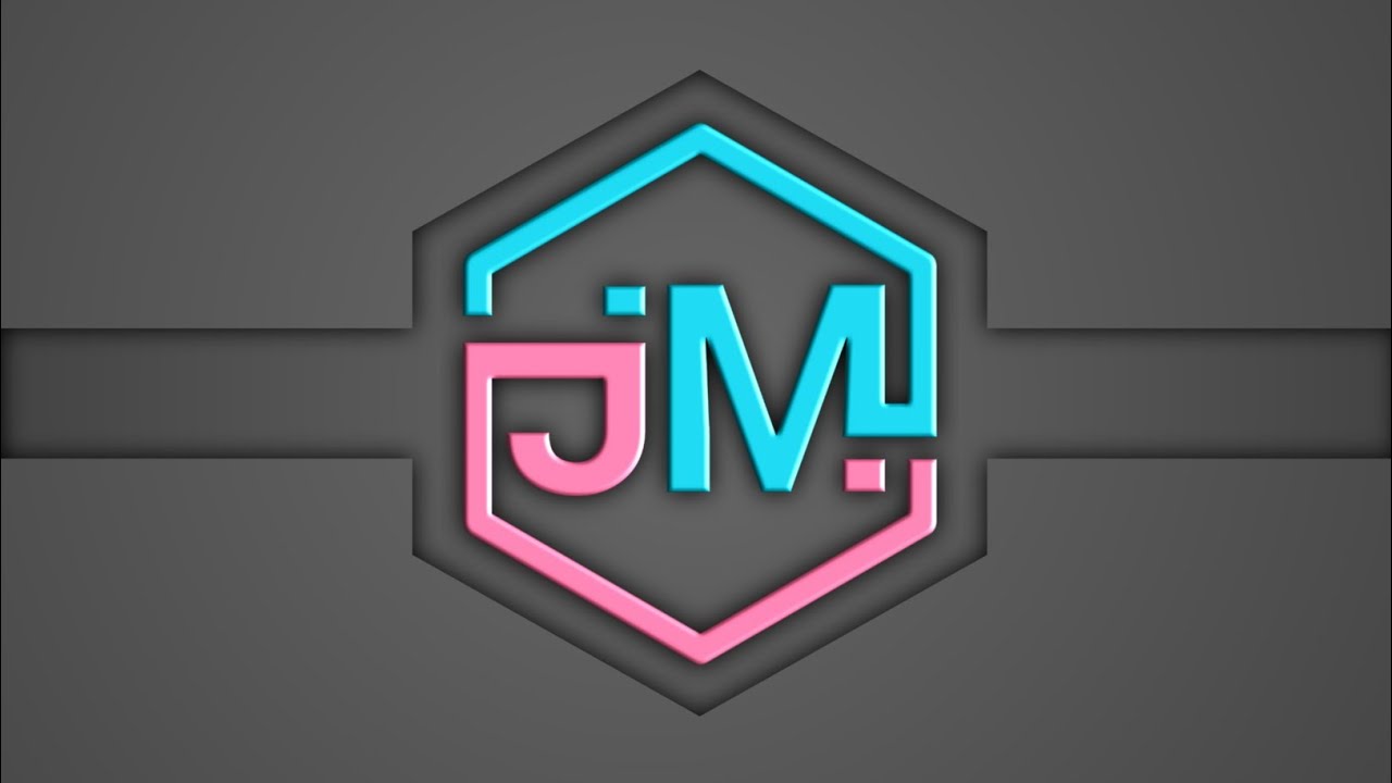 how to make J.M.logo design in pixellab|#logo/pixellab me logo bnane ka ...
