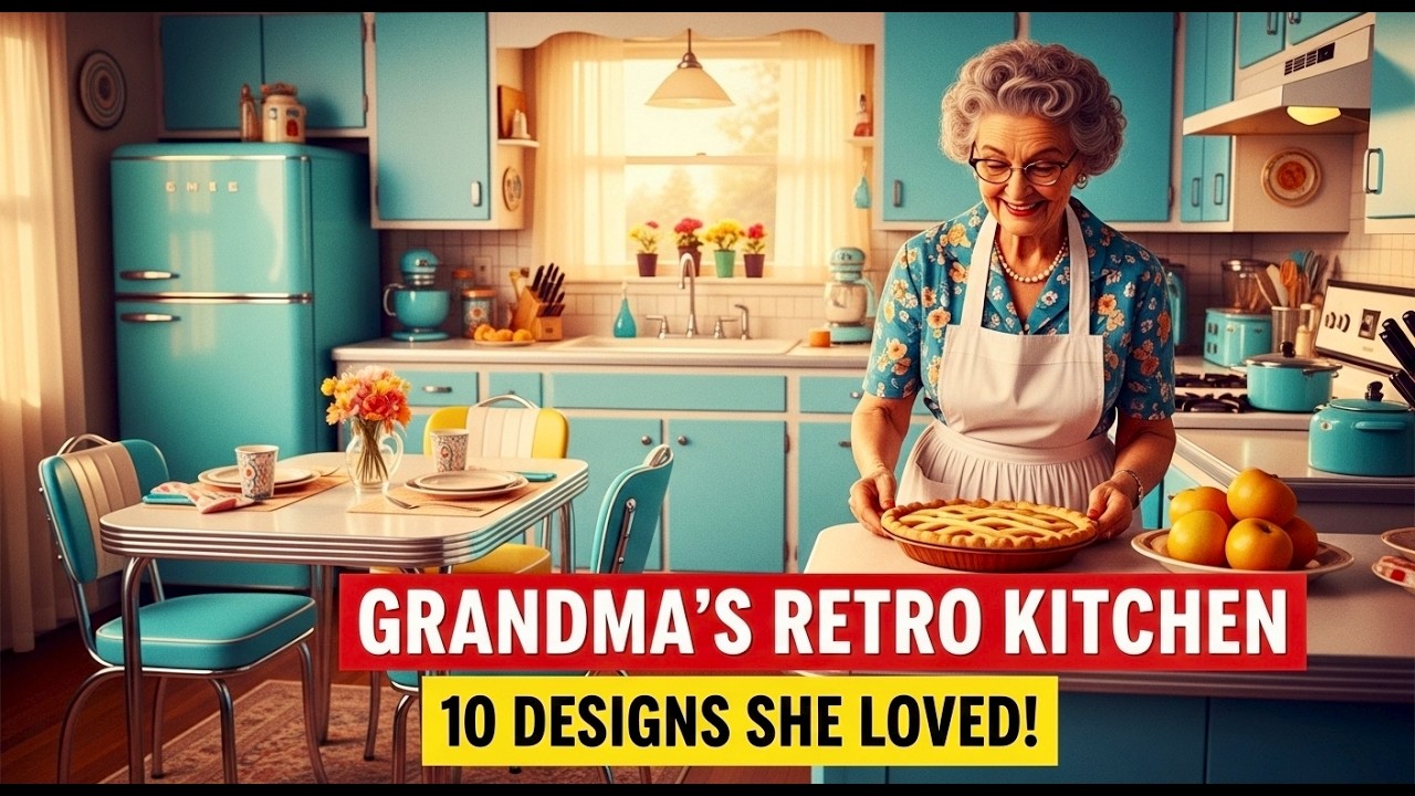 10 Retro Kitchen Designs Your Grandma Used to Love - YouTube