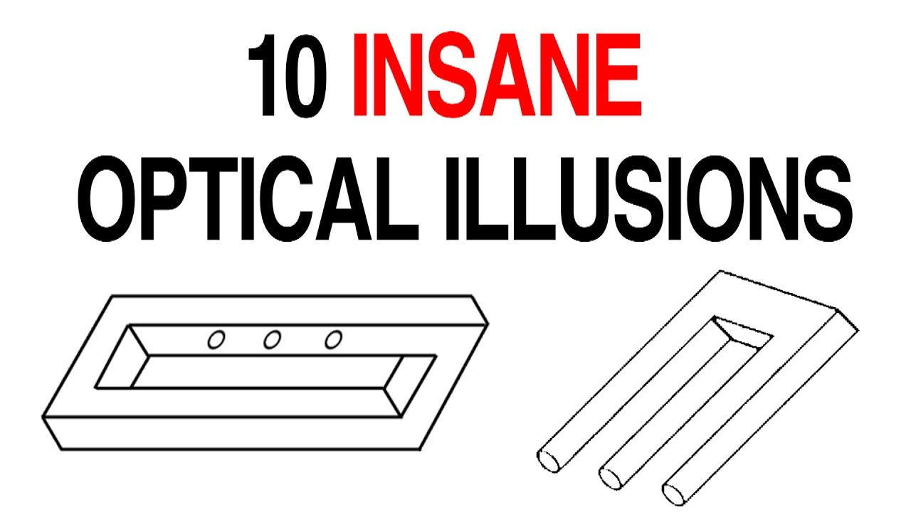 10 INSANE Optical Illusions! (2017) - YouTube