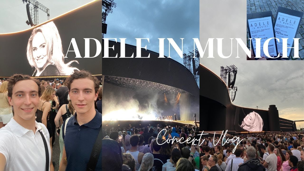 Incredible ADELE Concert in Munich with 80.000 people! 🤩🎶 A huge Arena ...