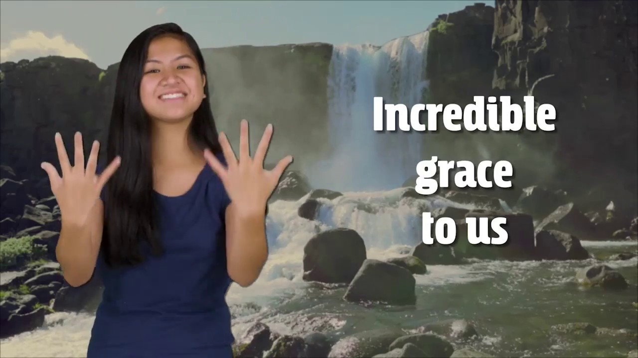 Incredible Grace Hand Motions - YouTube
