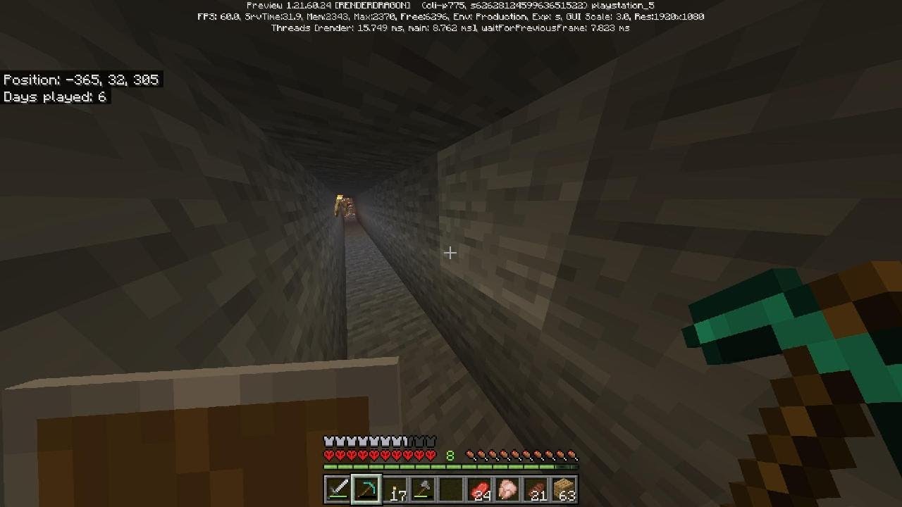 Funny encounter with the cave dweller in Minecraft - YouTube
