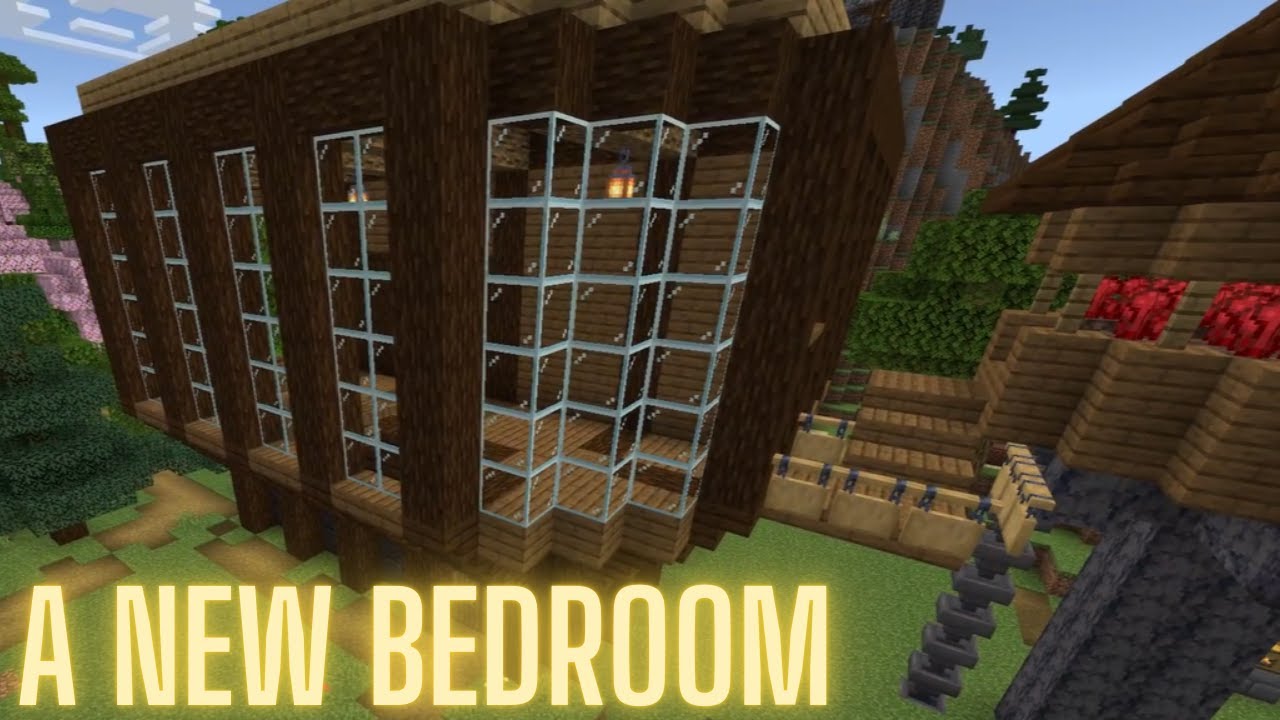 Building a New Bedroom in Survival Minecraft... - YouTube