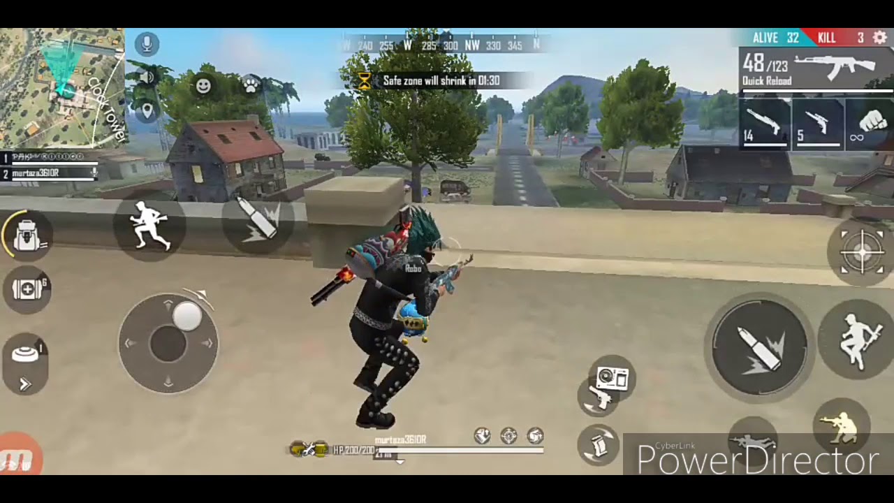Garena Free Fire ||| classic in bermoda map insane gameplay |||| Four ...