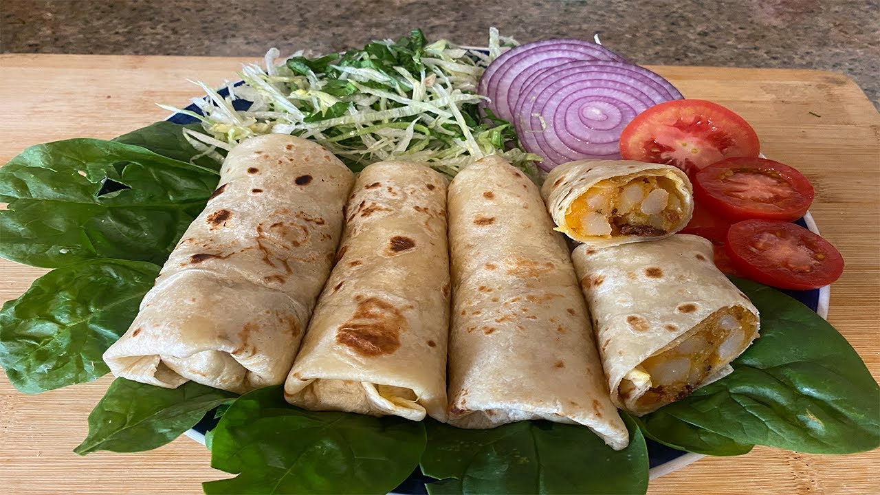 Burritos de papa con chorizo - YouTube
