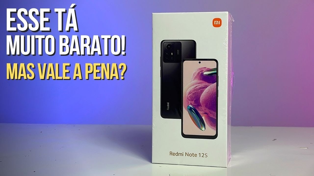 ESSE XIAOMI ESTÁ IMBATÍVEL! Redmi Note 12s - Unboxing e Impressões ...