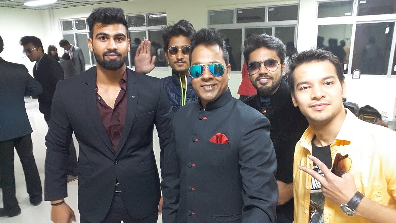 Fashion Designer NITISH CHANDRA @ IIT PATNA for VERVE , ANVESHA FEST ...