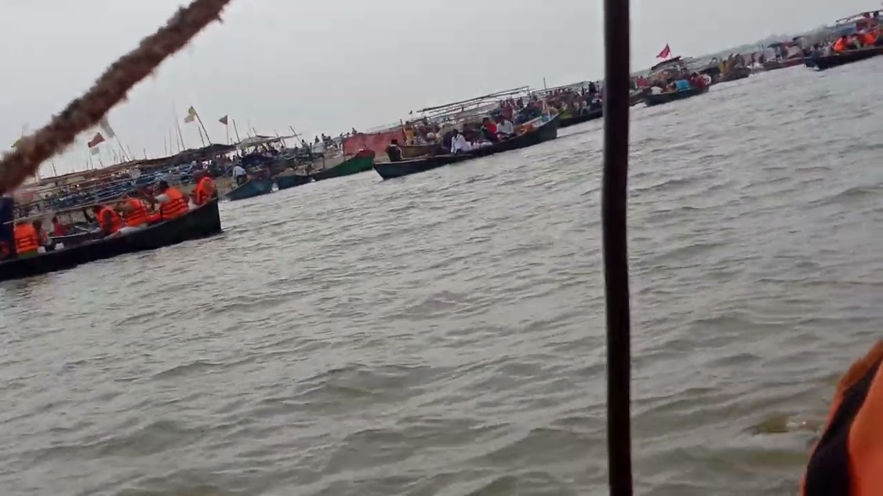 ganga jamuna sarswati nadi#kapani prayagraj kehete - YouTube