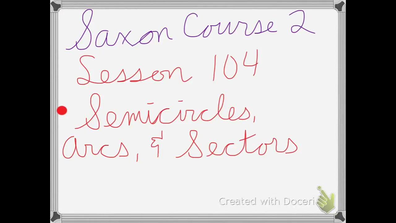 Saxon Course 2 Lesson 104 - YouTube