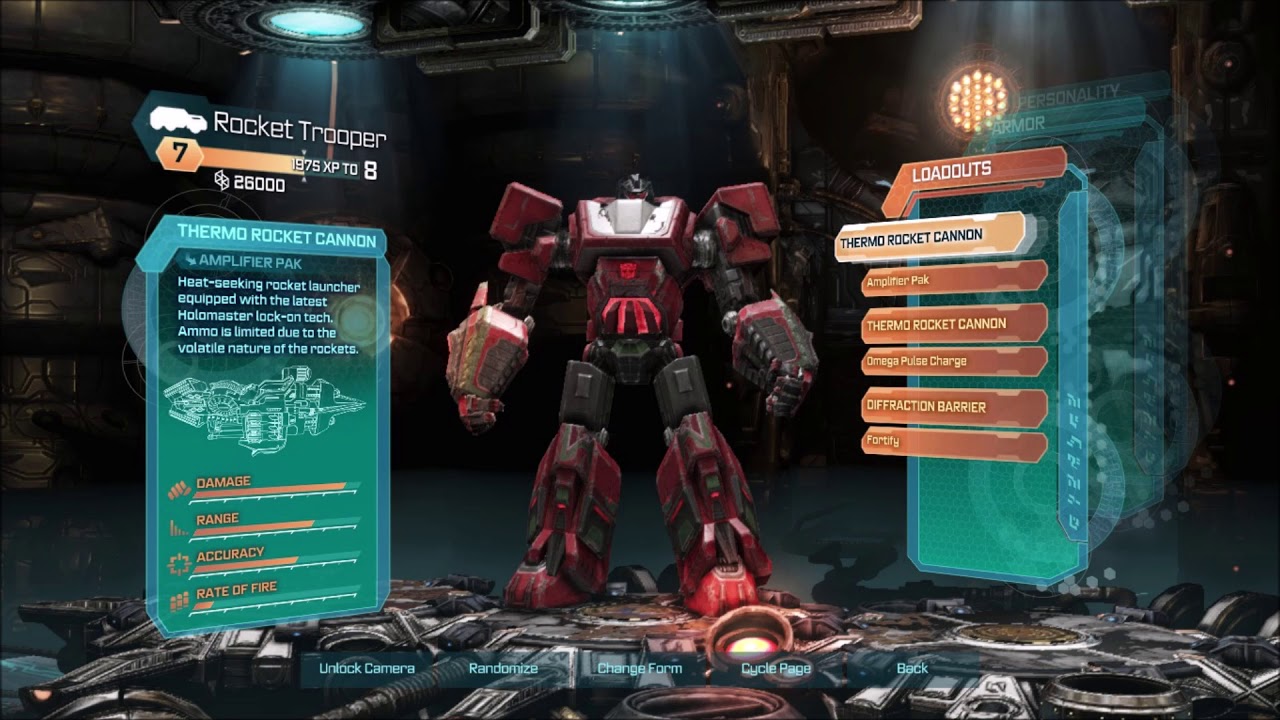 representation of autobot rocket trooper from campaign - YouTube