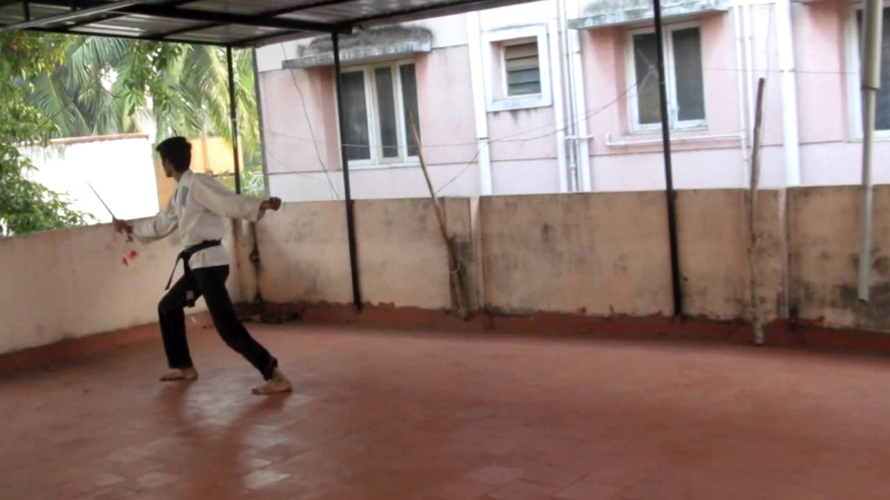 sensei Mani performing shaolin sword form which he learned in china ...