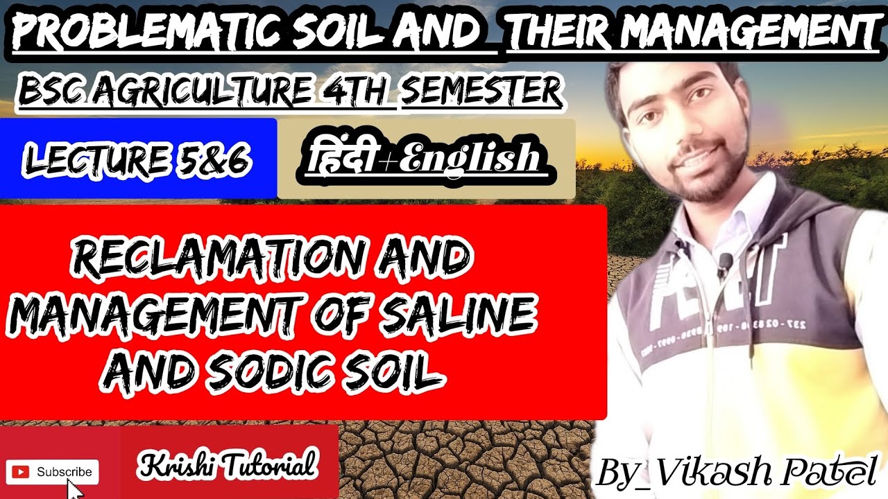 Reclamation and Management of Saline and Sodic Soil | Problematic Soil ...