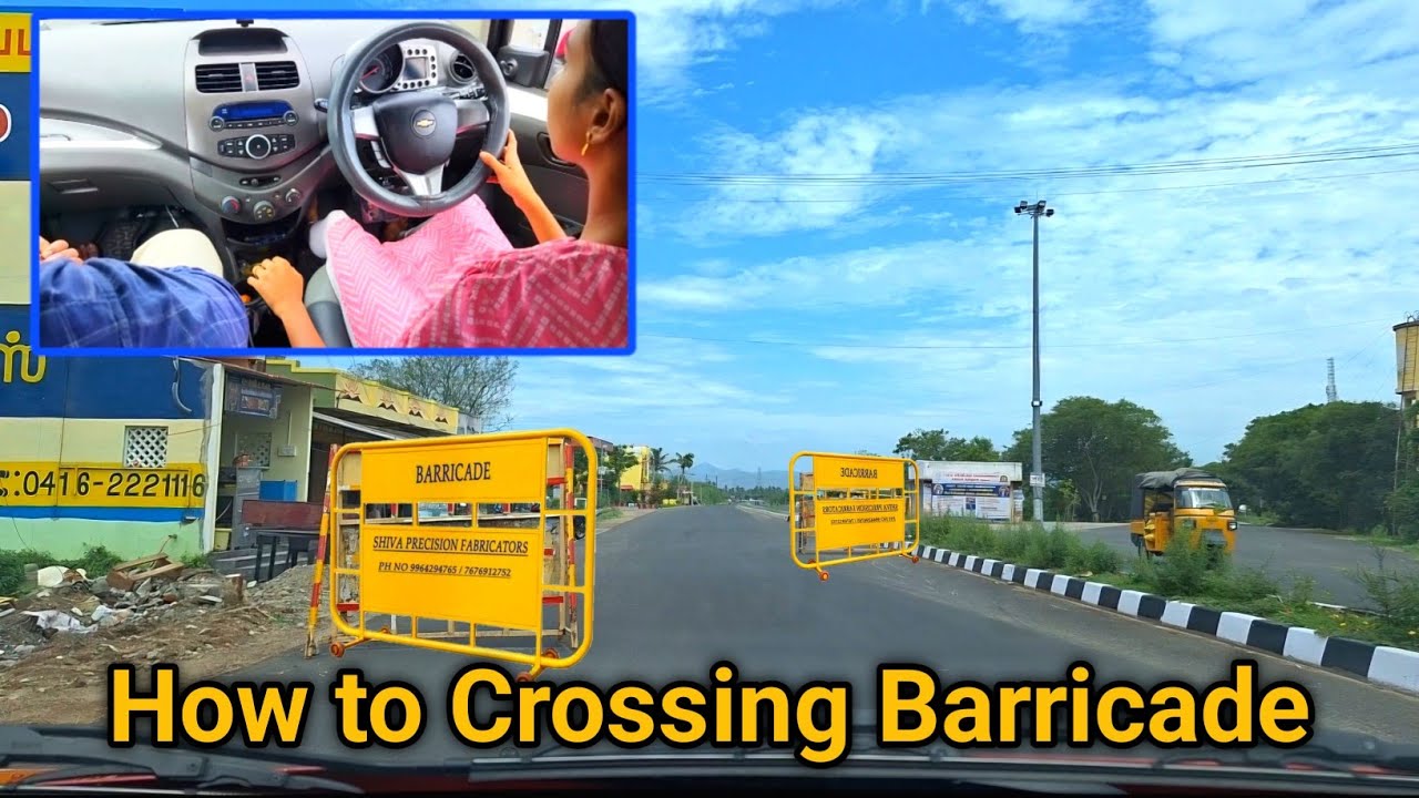 Women's How to Crossing Barricade Easy #AMDrivingCar Tutorial - YouTube