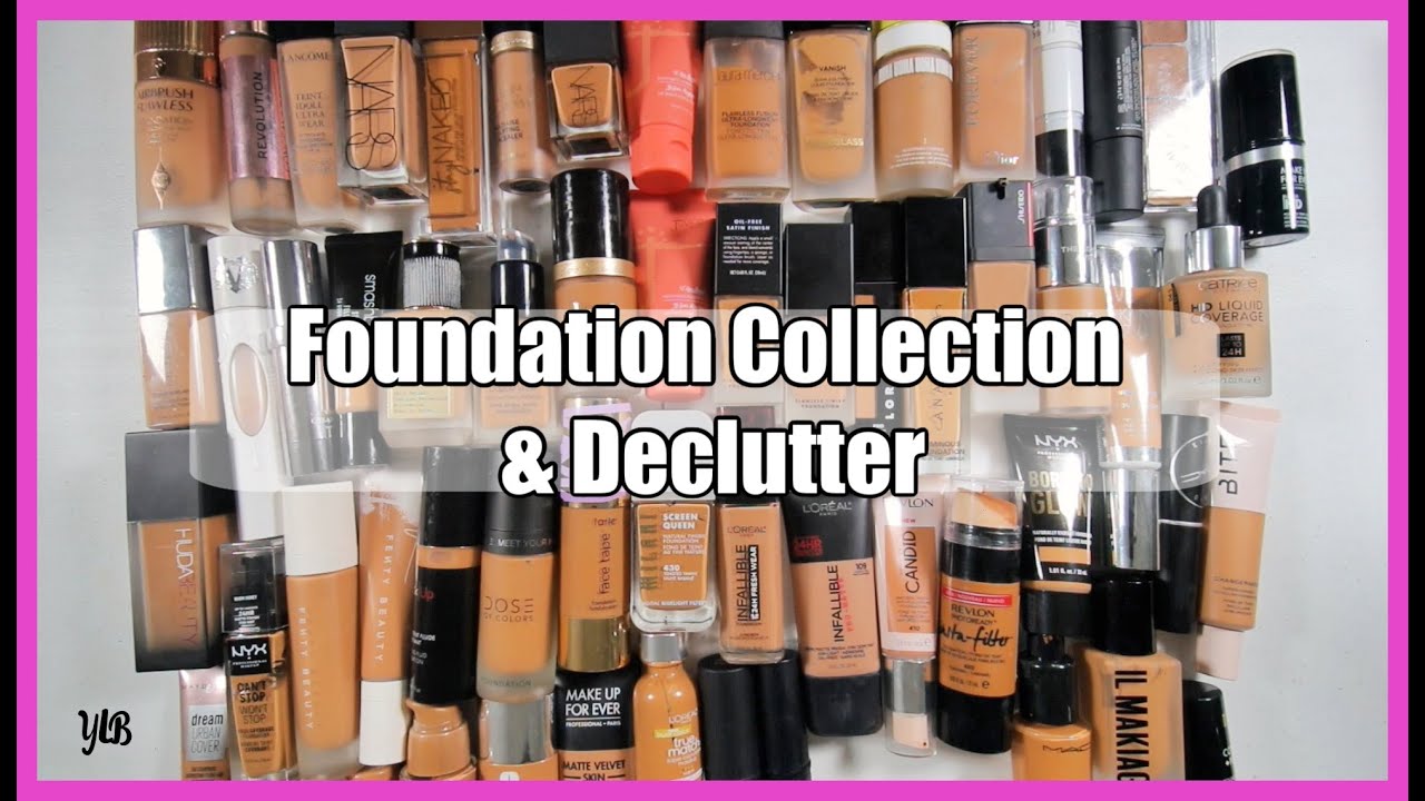 FOUNDATION COLLECTION & DECLUTTER 2020 - YouTube
