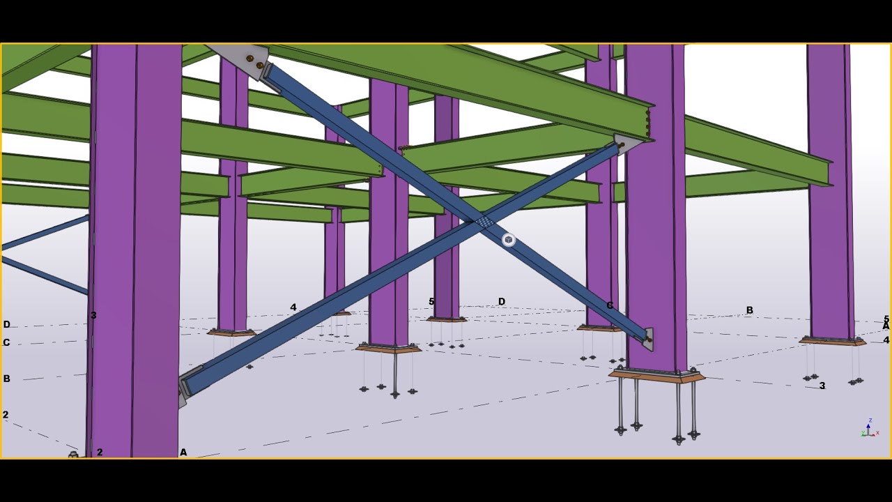 Tekla Tips - Conexiones en 3 y 4 Placas - YouTube