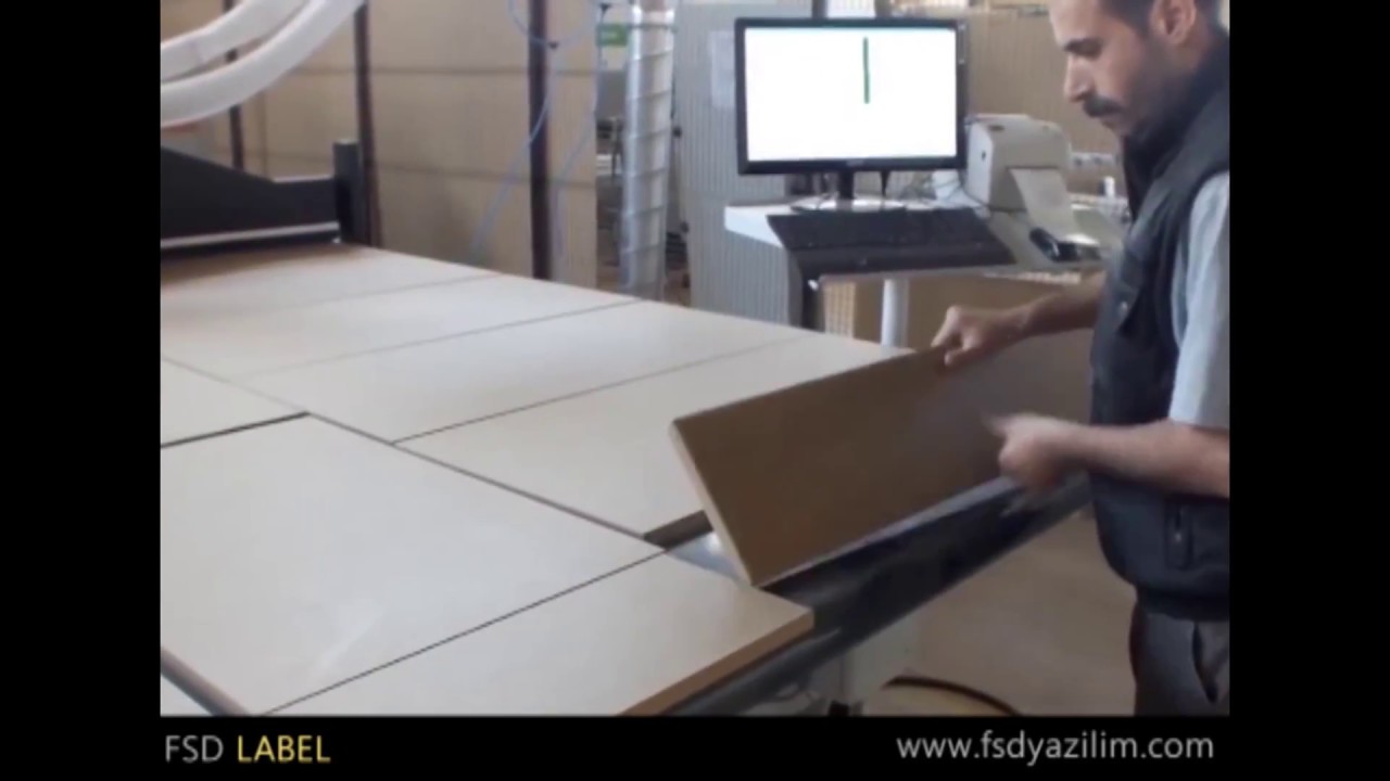 FSD LABEL - Cnc Etiketleme Sistemi - YouTube