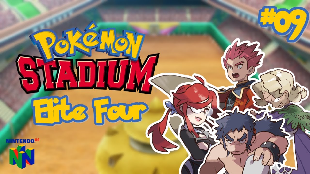 Pokémon Stadium [GAMEPLAY] - #09 -Gym Leader Castle - Elite Four - YouTube