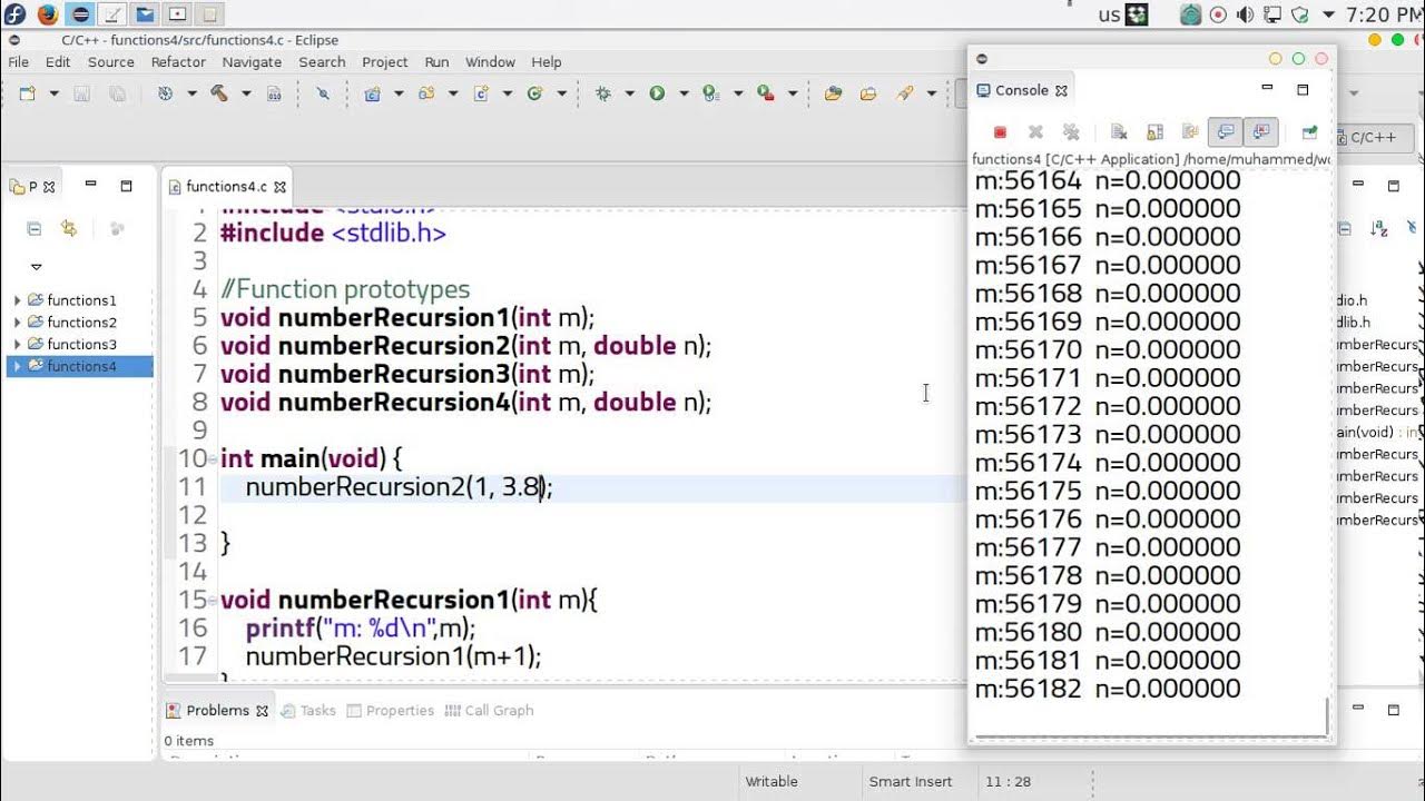 33 C Functions Recursion - YouTube