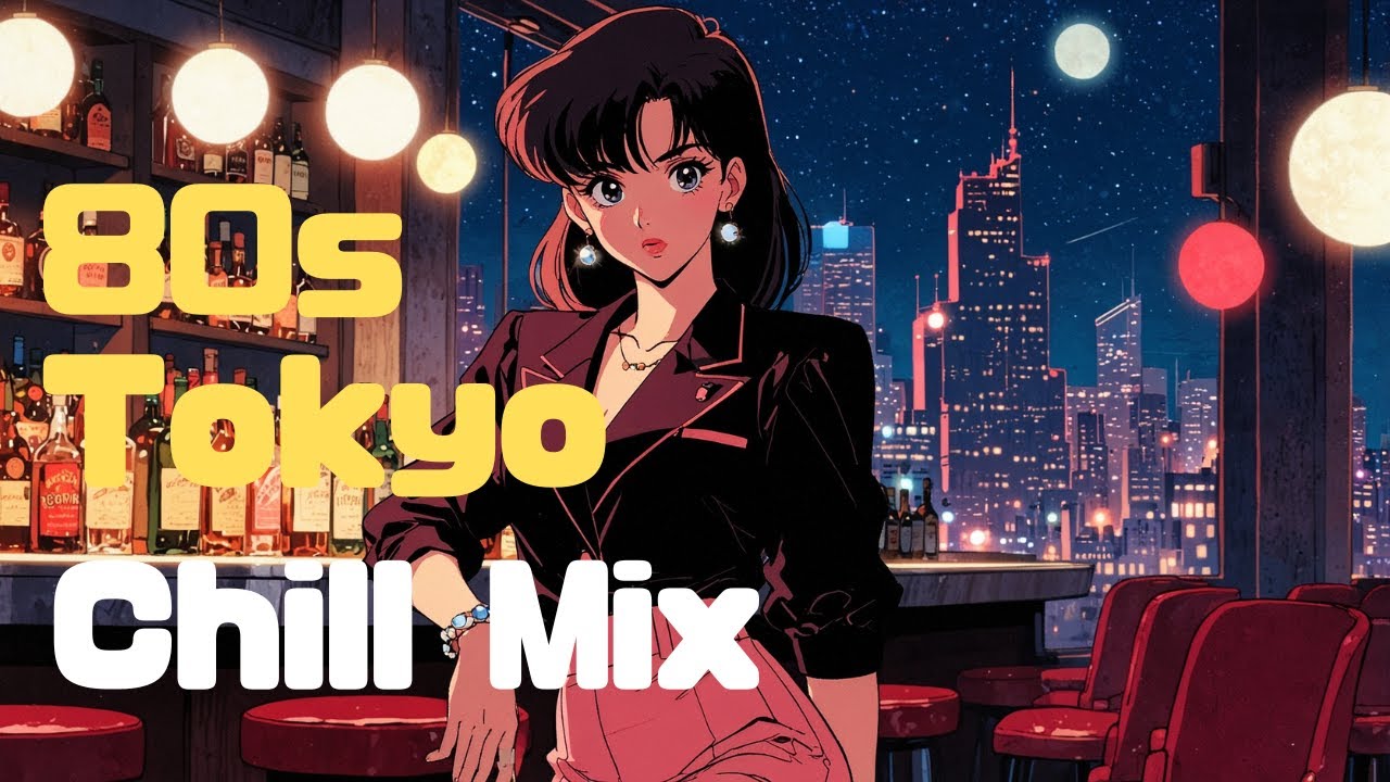 【Playlist】ネオン輝く東京の夜を彩るエモい80’s音楽で心癒す懐かしいプレイリストでリラックス🎶 / Chill mix / City ...