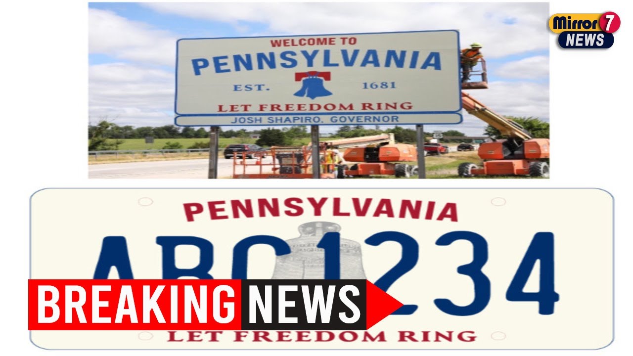 Pennsylvania Unveils New License Plate Designs - YouTube
