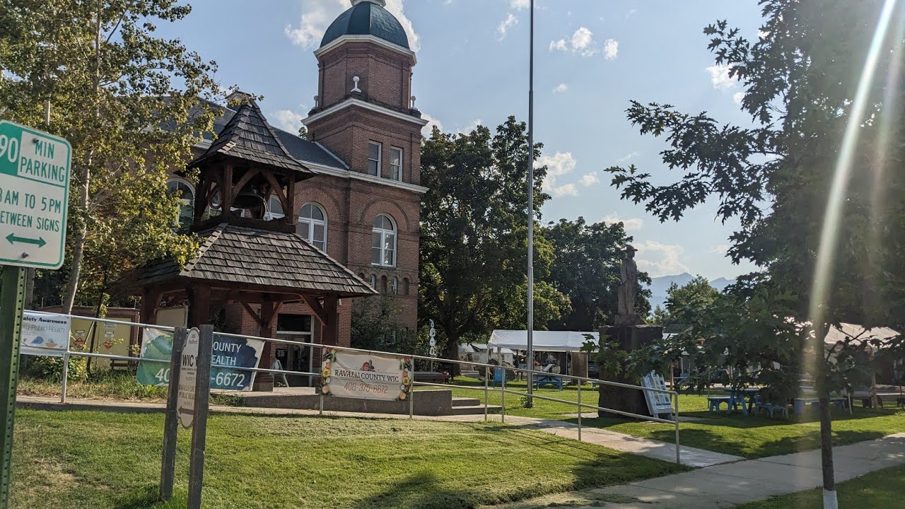 Hamilton Montana: American Legion Park, City Hall, Old and New ...