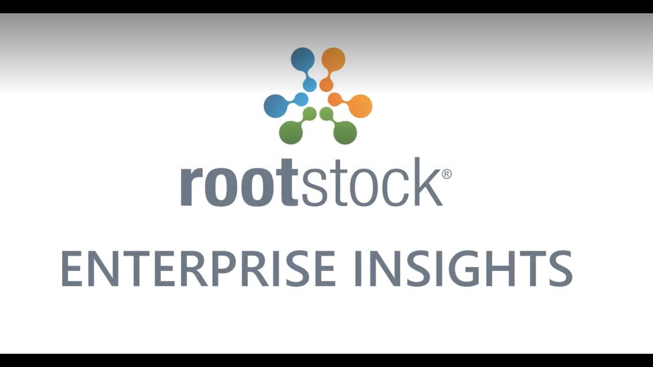 Introducing Rootstock Enterprise Insights Youtube