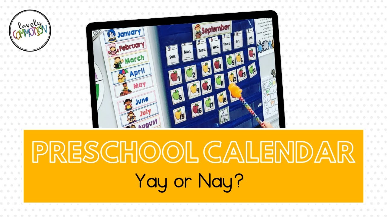 Preschool Calendars (why we still use it) - YouTube