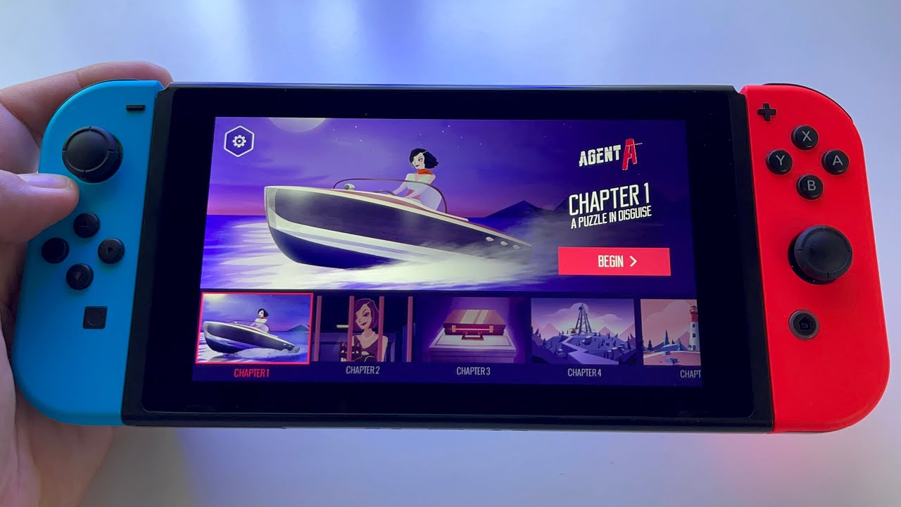 Agent A: A puzzle in disguise (p1) | Nintendo Switch V2 handheld ...