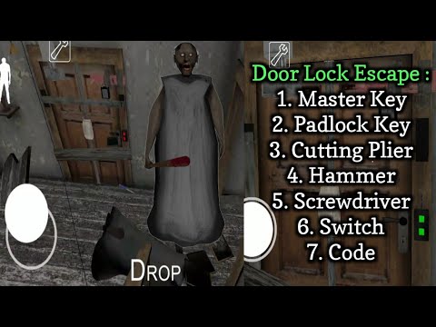 Granny Horror Game Chapter - 1 [ Easy Mode ] | Door Lock Escape 🔐 ...
