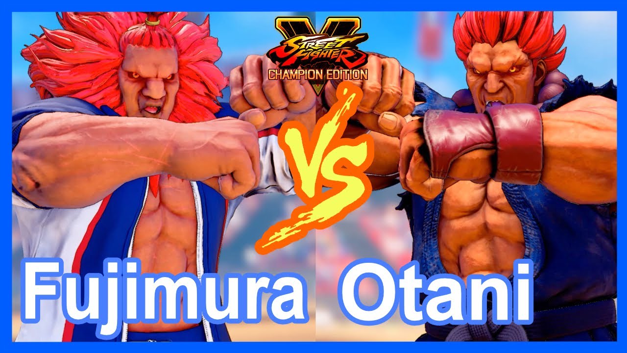 SFV Fujimura (Akuma, Gouki) VS Otani (Akuma, Gouki) - YouTube