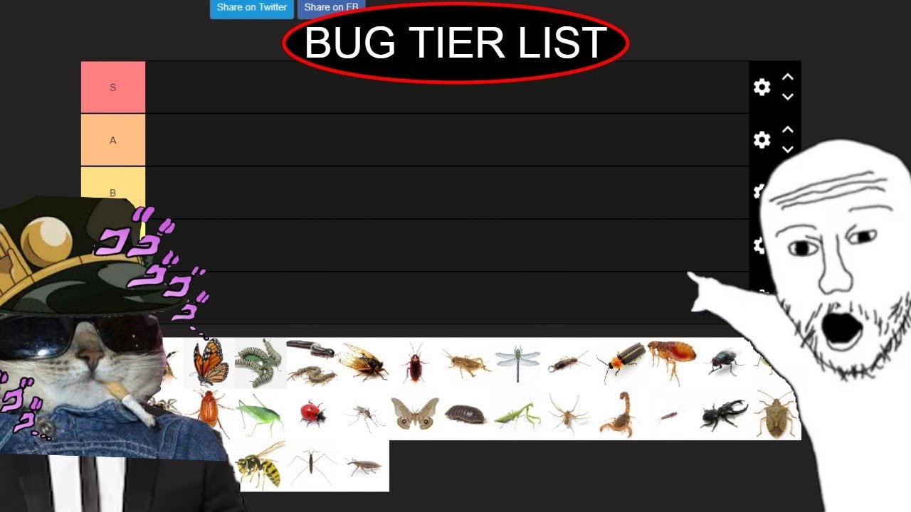 bug tier list - YouTube