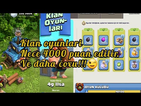 Klan oyunlari ve daha coxu.Clash of Clans oyerdici video 14 bolum