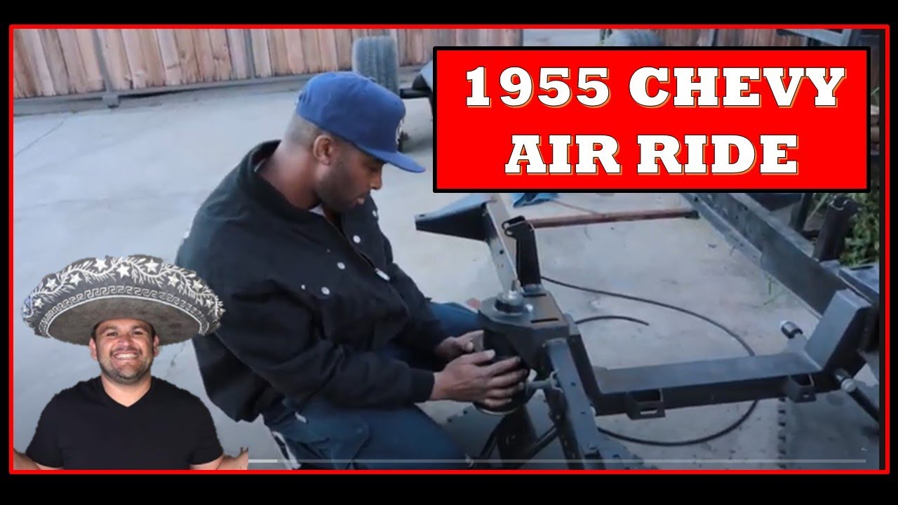 Chevy Air Ride Suspension Install. - YouTube