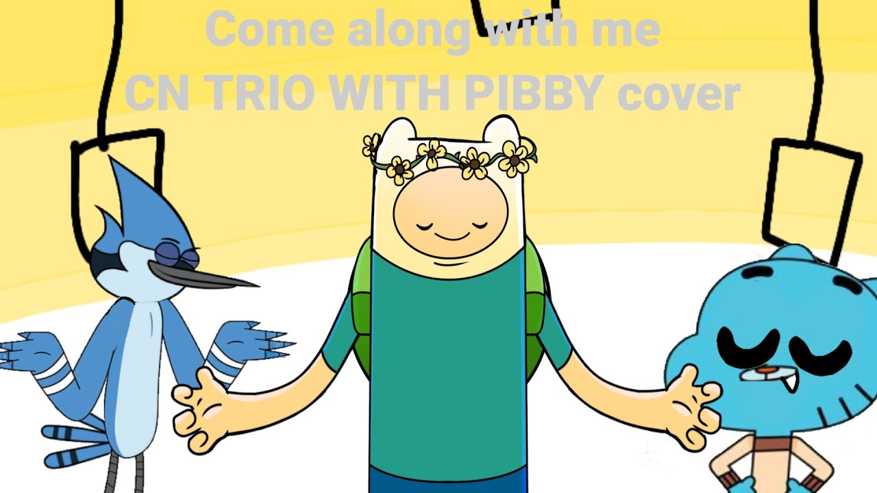 come along with me but gumball mordecai finn vs jake rigby Darwin y pibby (posibles ruidos ...