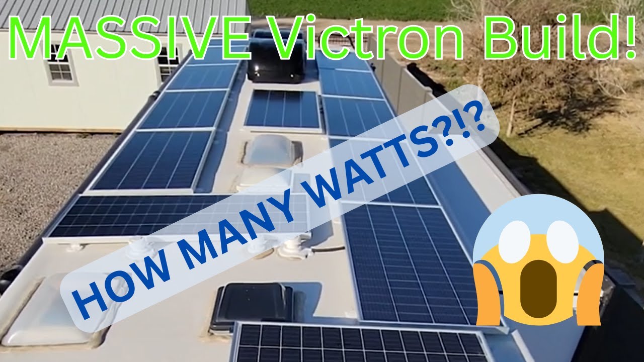 2600 Watt Solar Build! - FULL Off-Grid RV Victron Build! - YouTube