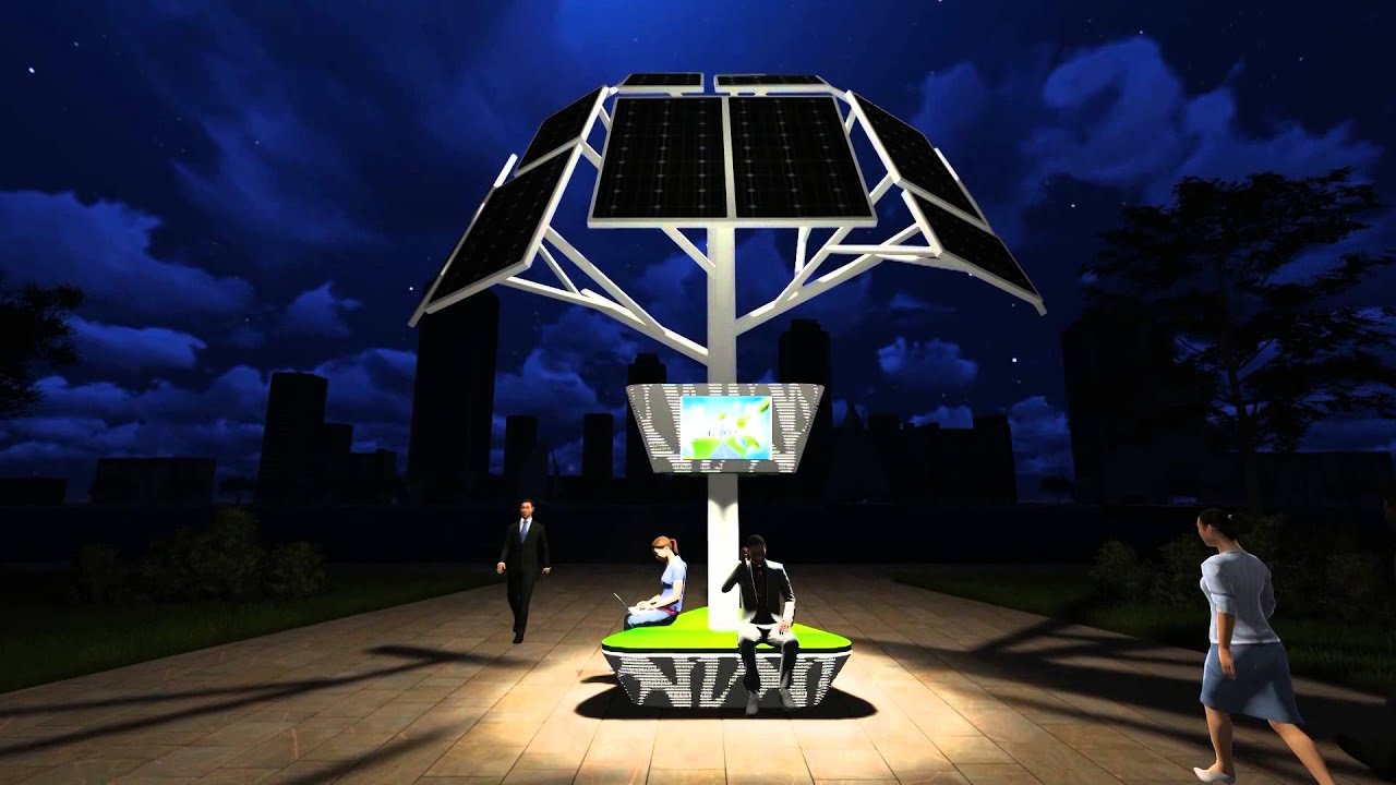 Solar tree Animation - YouTube