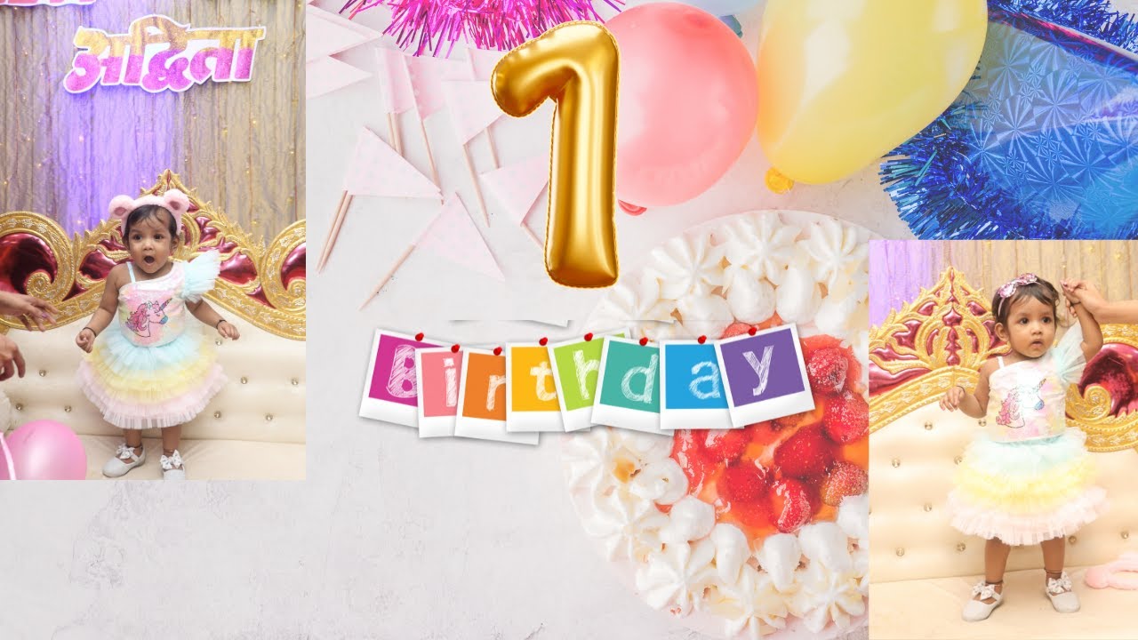 Baby girl’s Entry |First Birthday | Impromptu Dance 😄 - YouTube